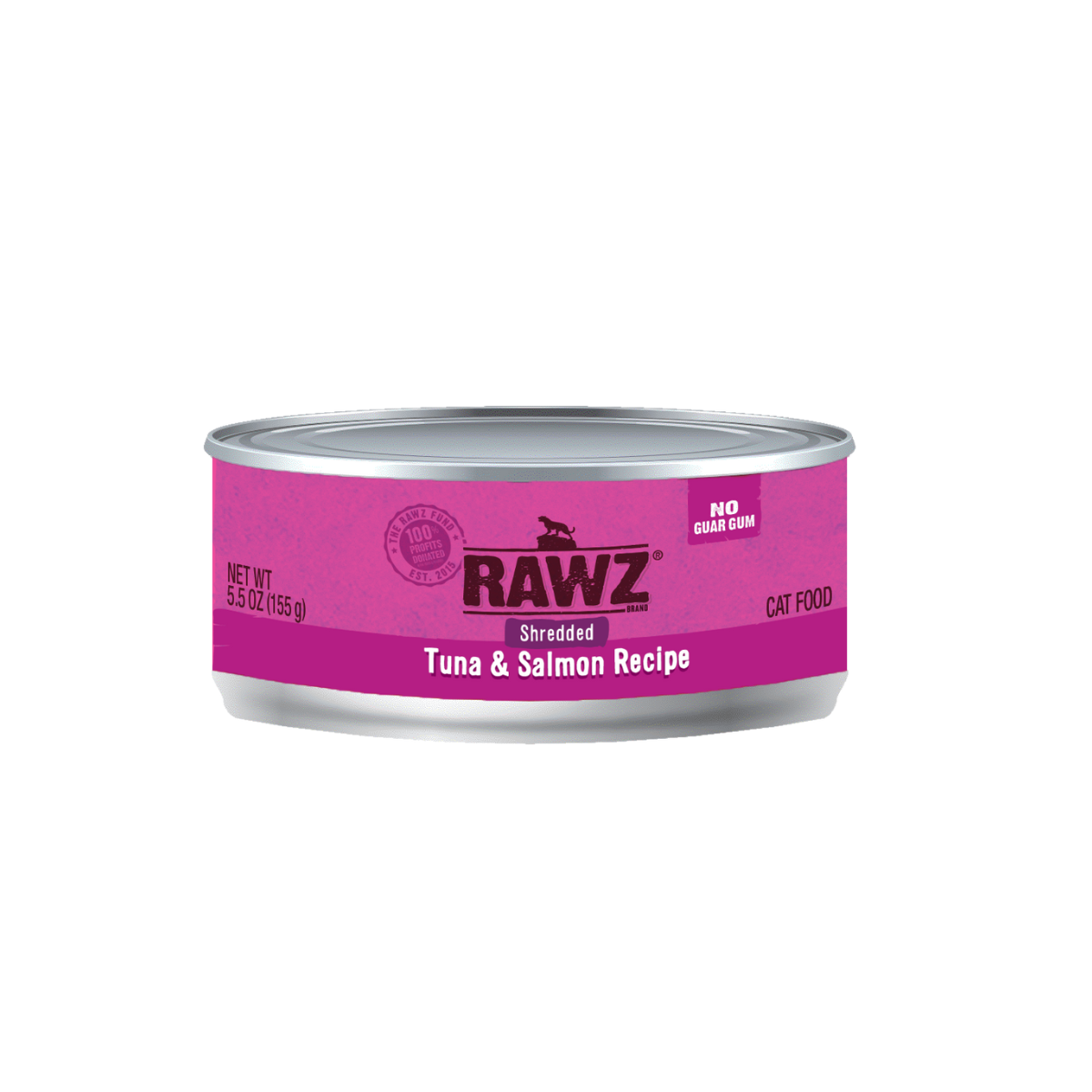 Rawz Feline; Shredded Tuna & Salmon Recipe Canned; Shredded Tuna ...