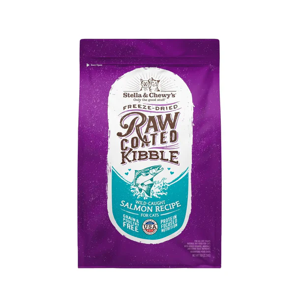 Stella & Chewy's Kibbles for Cats Raw Coated Kibble Wild-Caught Sa ...